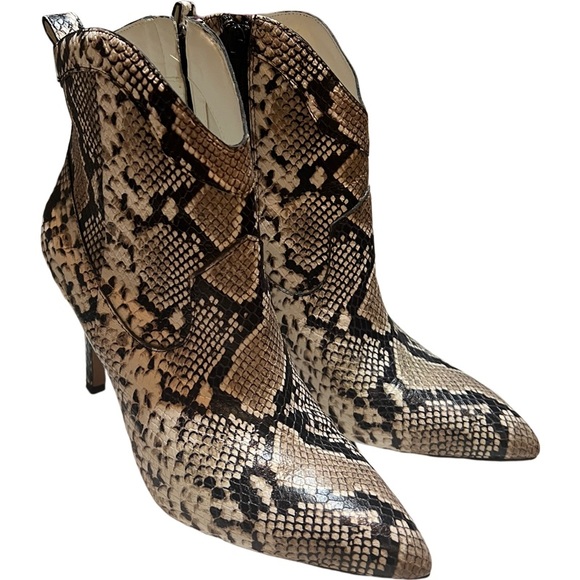 Gianni Bini | Shoes | Gianni Bini Python Print Bootie Size 8 | Poshmark